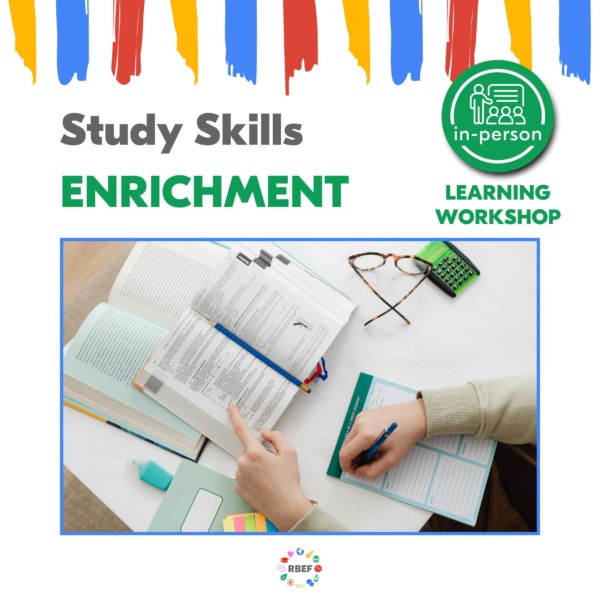RBEF | Study Skills Workshop – Enrichment Only | for incoming 9th/10th
